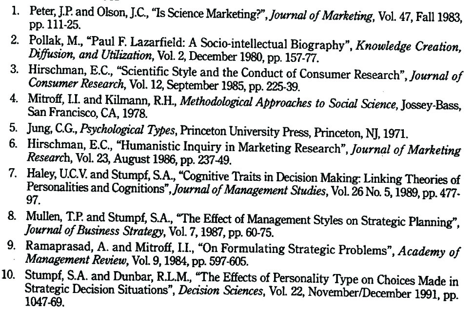 An Empirical Study of the Scientific Styles of Marketing Academics ...